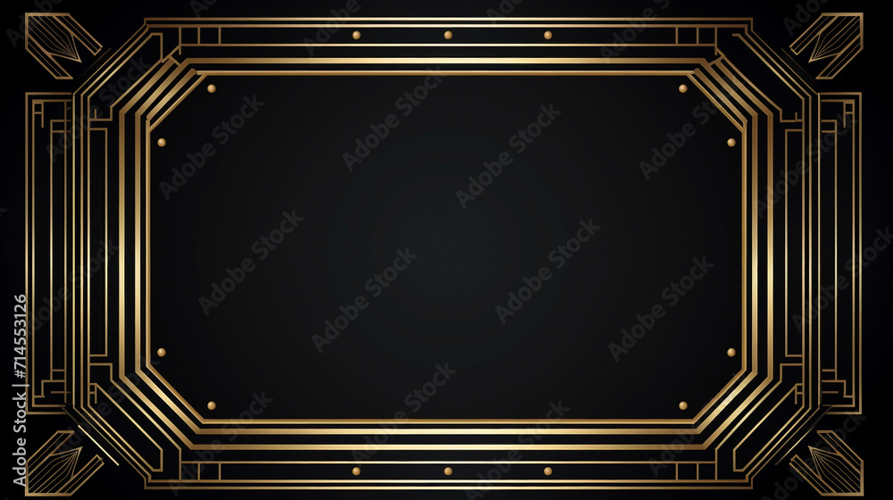 Vector Border Frame Line Deco Label on Isolated Background with Copy ...