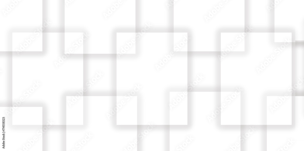 Abstract white square shape geometric line background. vector ...
