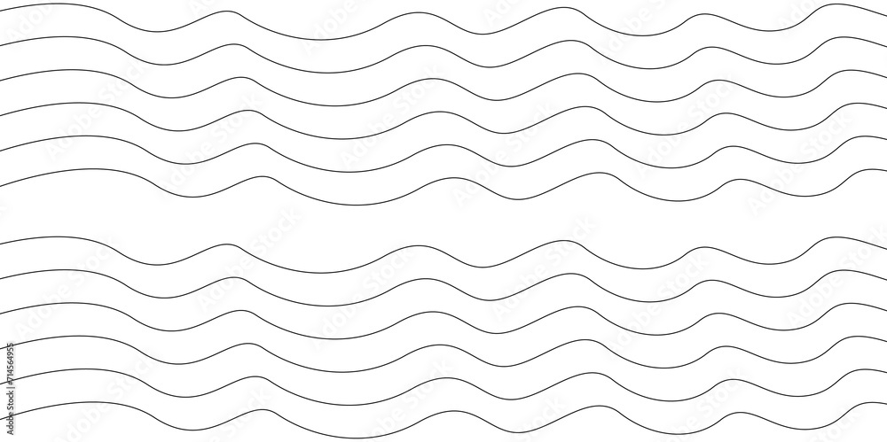 abstract wavy background. Thin line wavy background. Vector ...