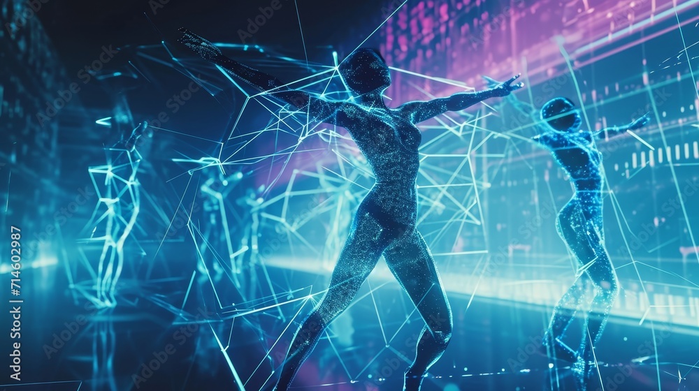 Cyber Synchrony: Unveiling the Intricacies of a Virtual Ballet Stock ...