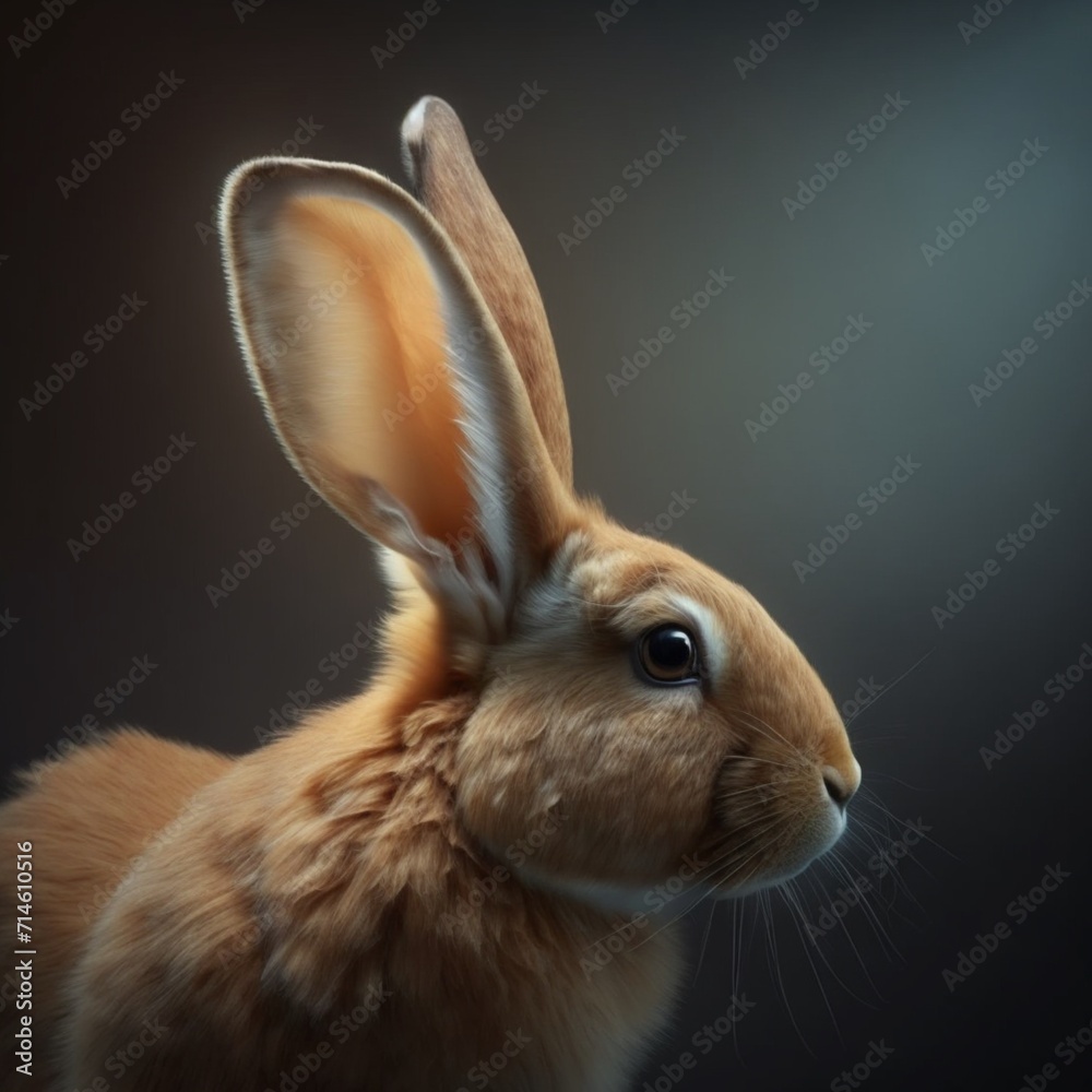 Easter rabbit ear from tiny bodies to giant ears AI Generative Art ...