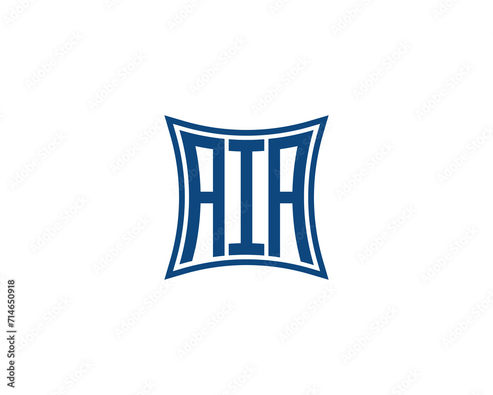 AIA Logo design vector template Stock Vector | Adobe Stock