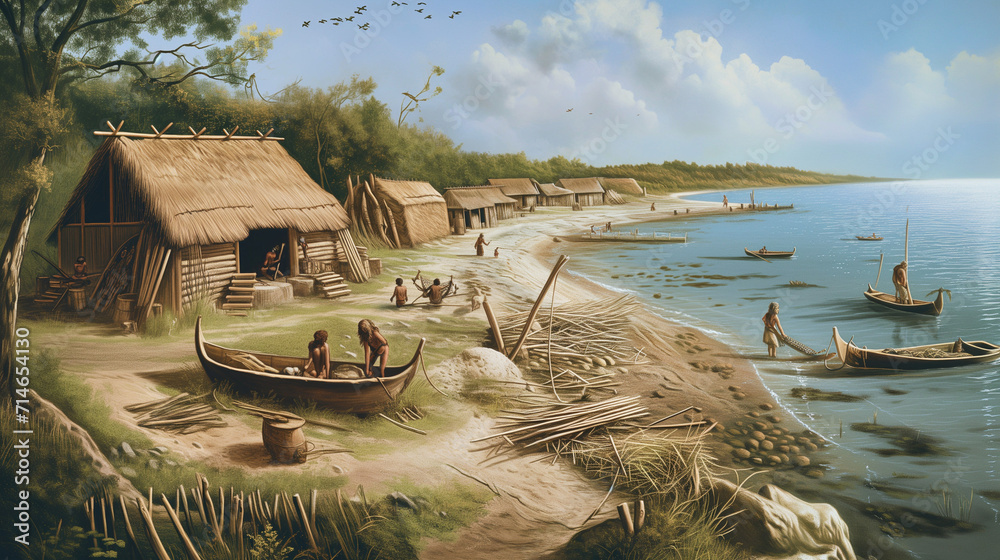Harbor of Traditions, Hunter gatherer, In the Mesolithic Fishing ...