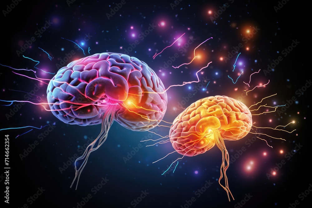 Neuroimaging Science Medtech Scientific Axon illustration ...