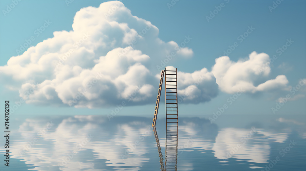 Religion for man. The way to paradise. Religious origin. Ladder to the ...