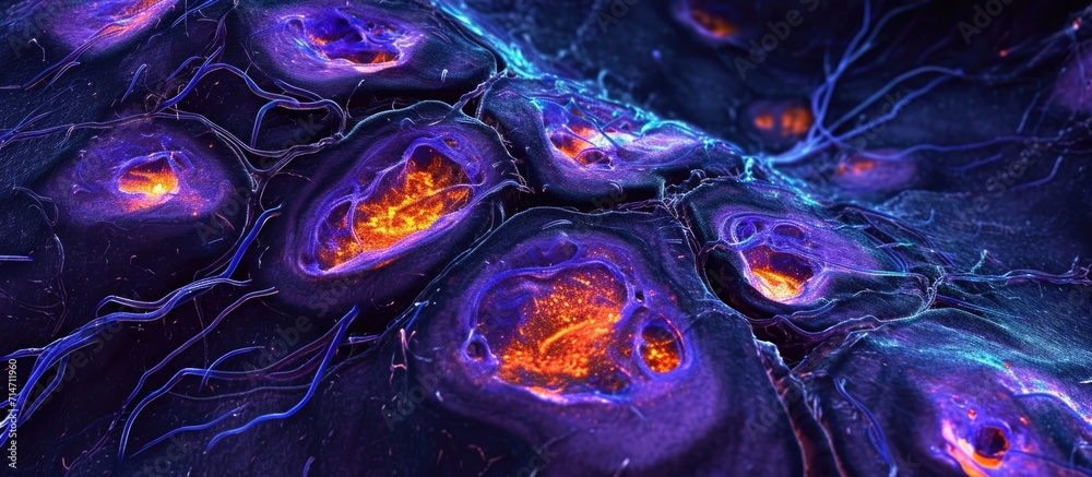 Immunofluorescence-recorded mouse brain section shows distinctive ...