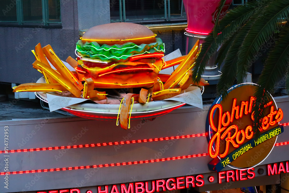 Universal City, Hollywood, California: Johnny Rockets, The Original ...
