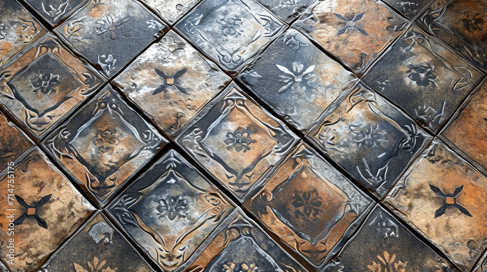 Ceramic Tile Surface: Realistic representation of a ceramic tile ...