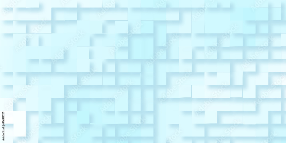Modern business concept geometric blue pattern with square shapes ...