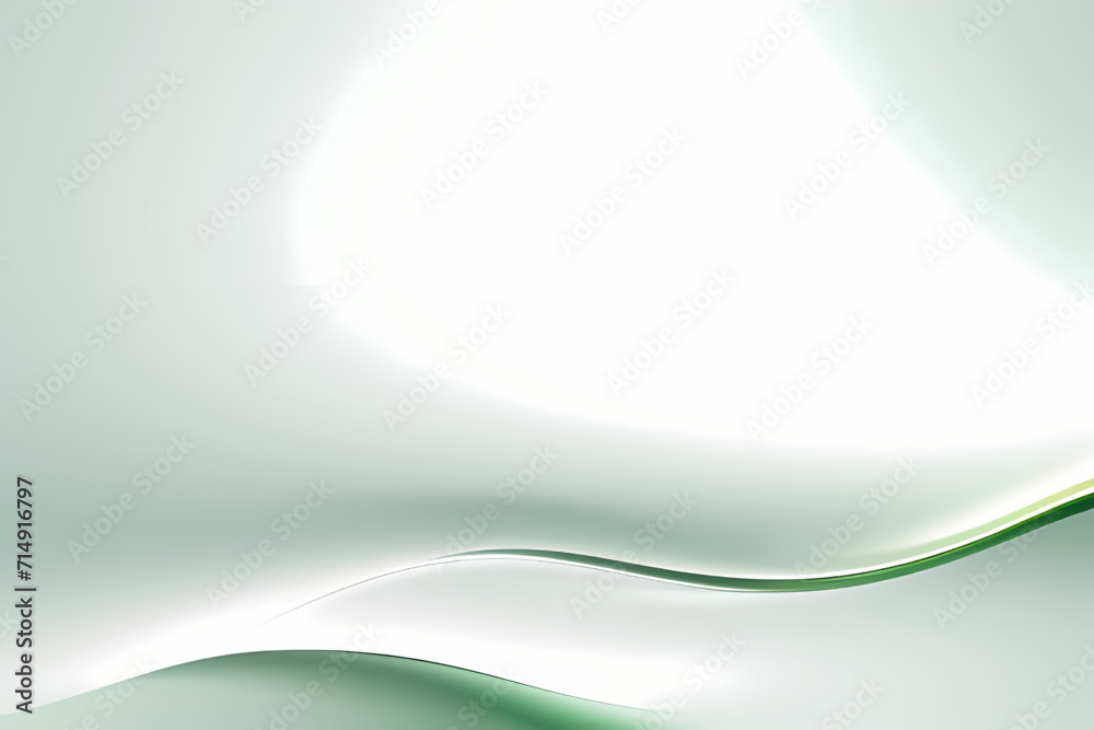 Light Green Wave Background, Abstract geometric background with liquid ...