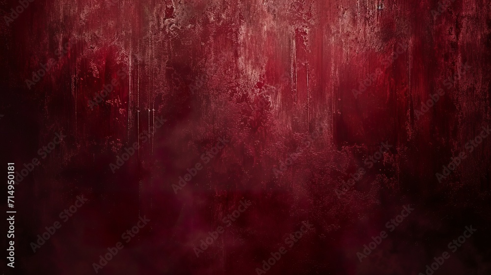 Dark red abstract background in cyclorama style in misty atmosphere ...