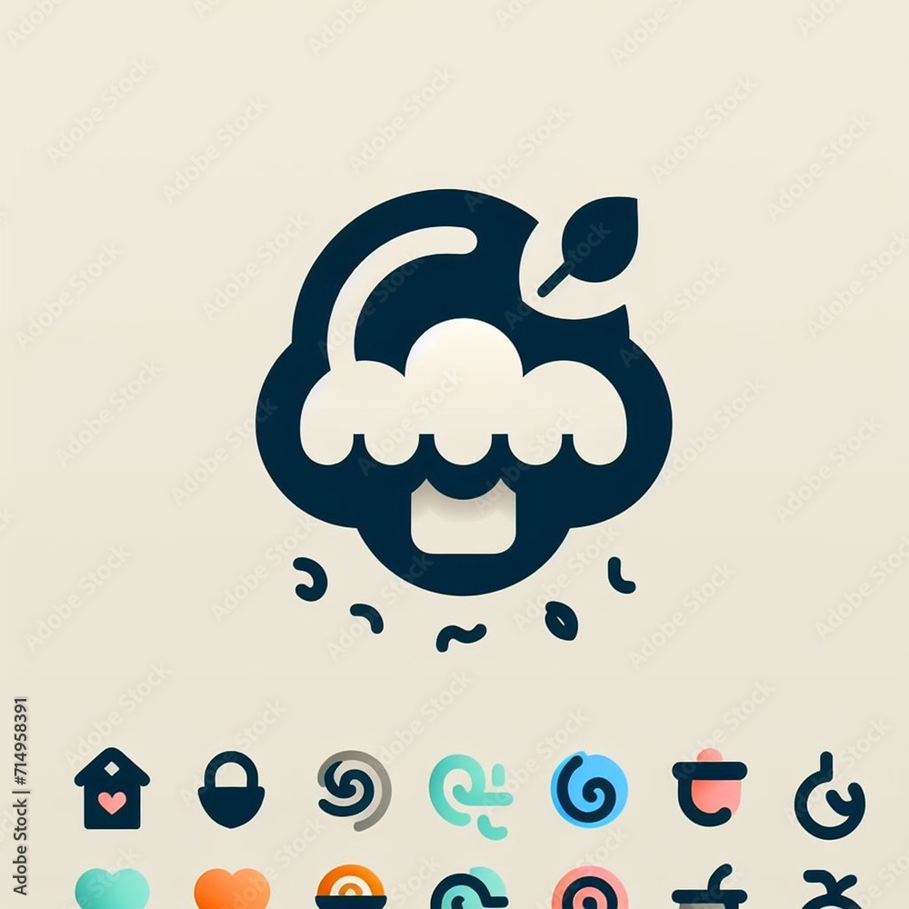 The logo features a sophisticated beige design, portraying a tree ...