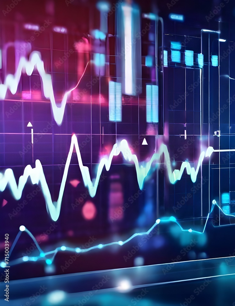 heart beat on monitor Heartbeat line transforming into a digital AI ...