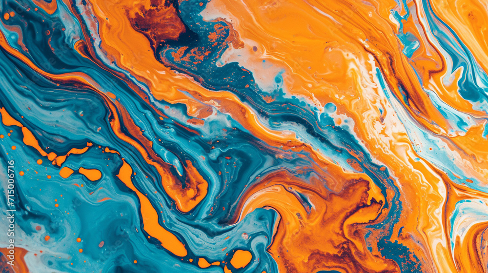 bright orange and blue marble background Stock Illustration | Adobe Stock