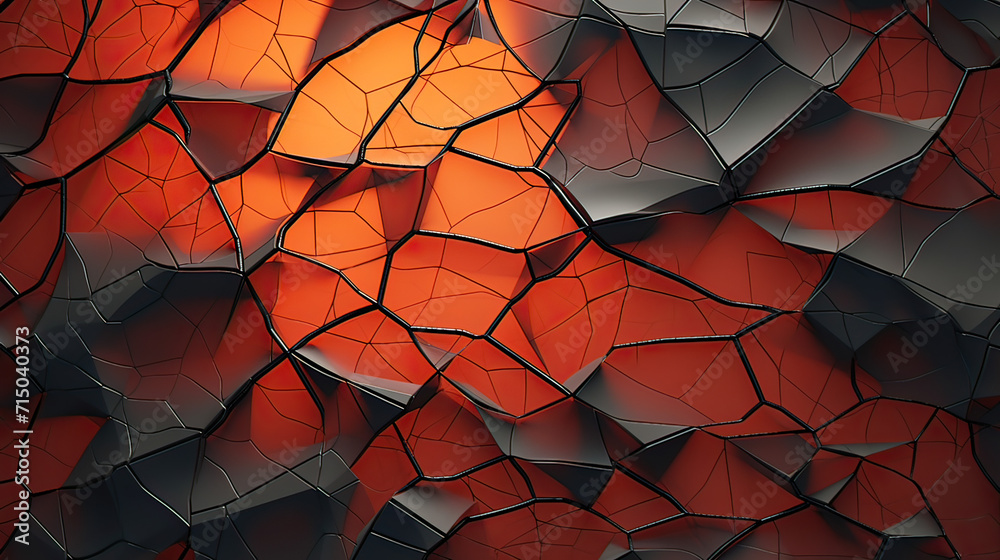 Crack Background, close-up shots of dynamic crack patterns with a focus ...