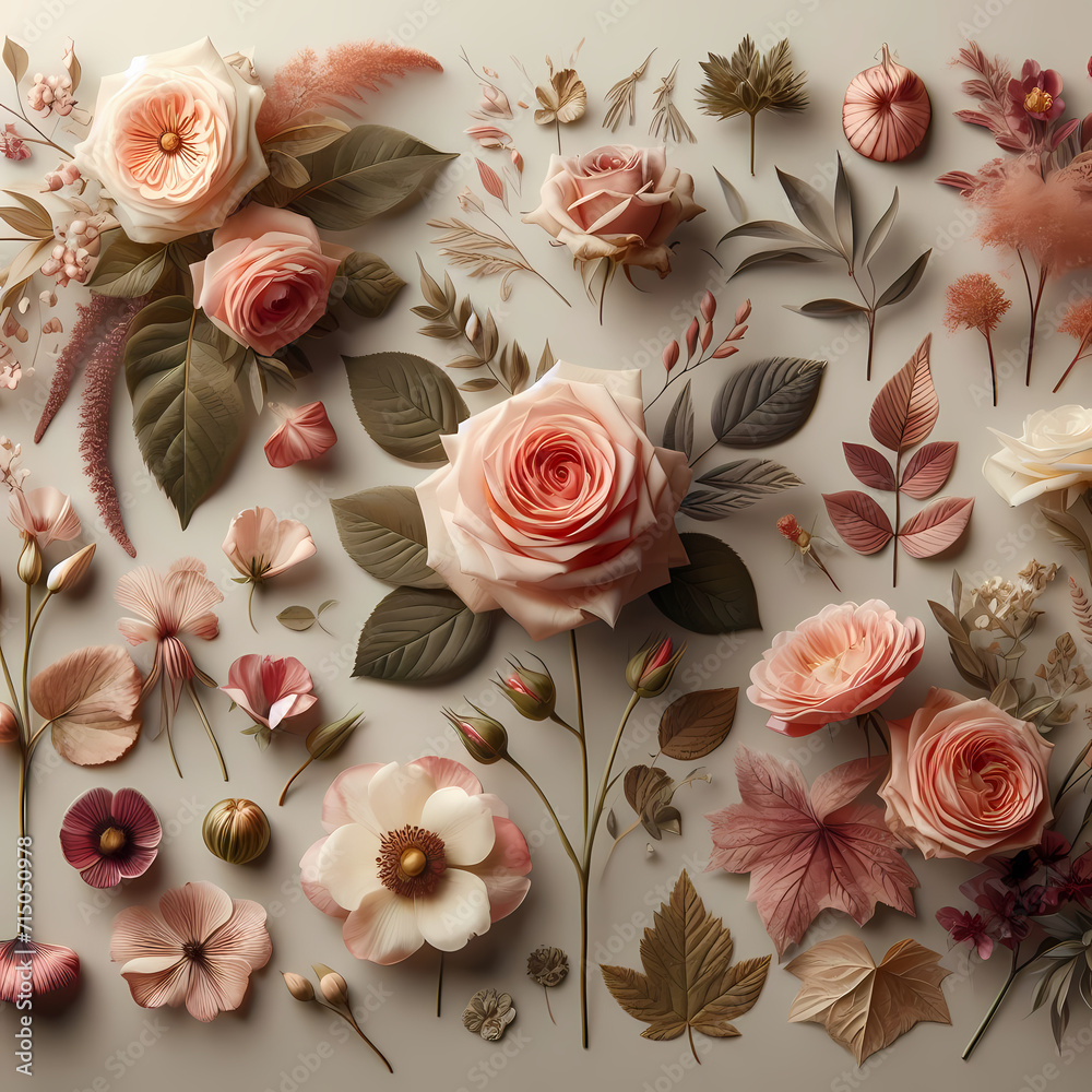 a visually stunning and romantic flower collection that includes the ...