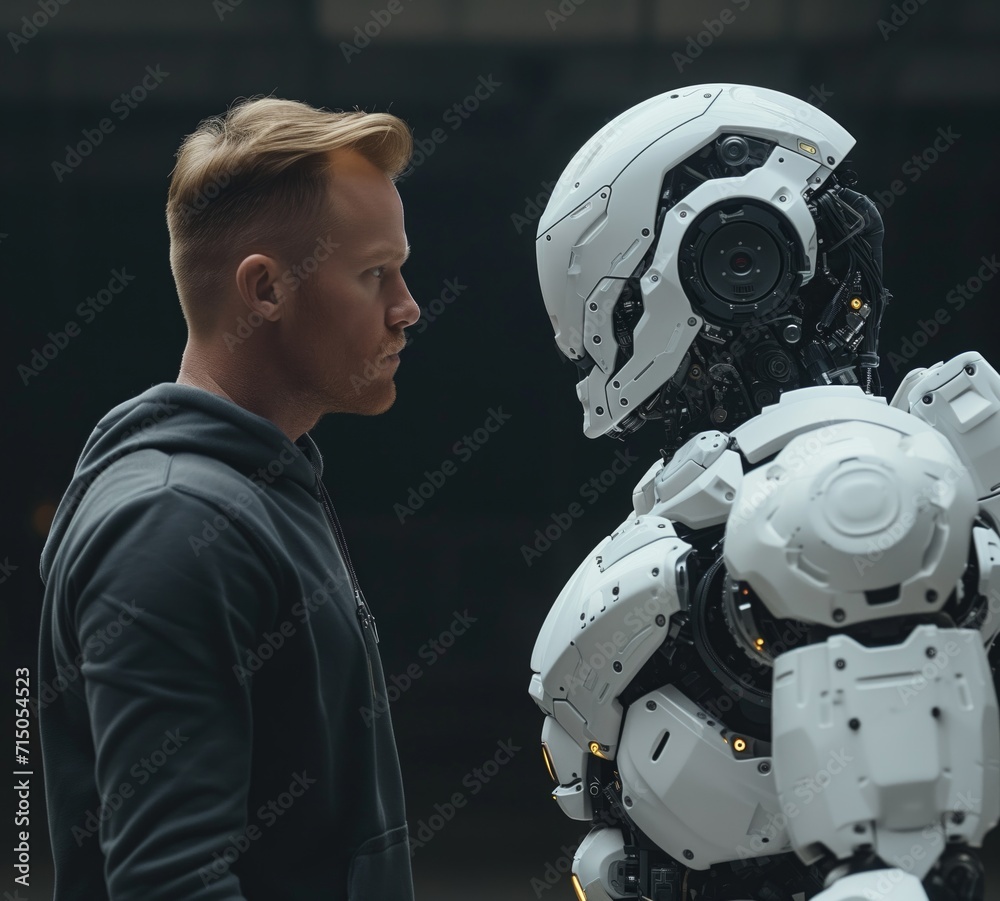 AI vs. Human: conversation between a human and artificial intelligence ...