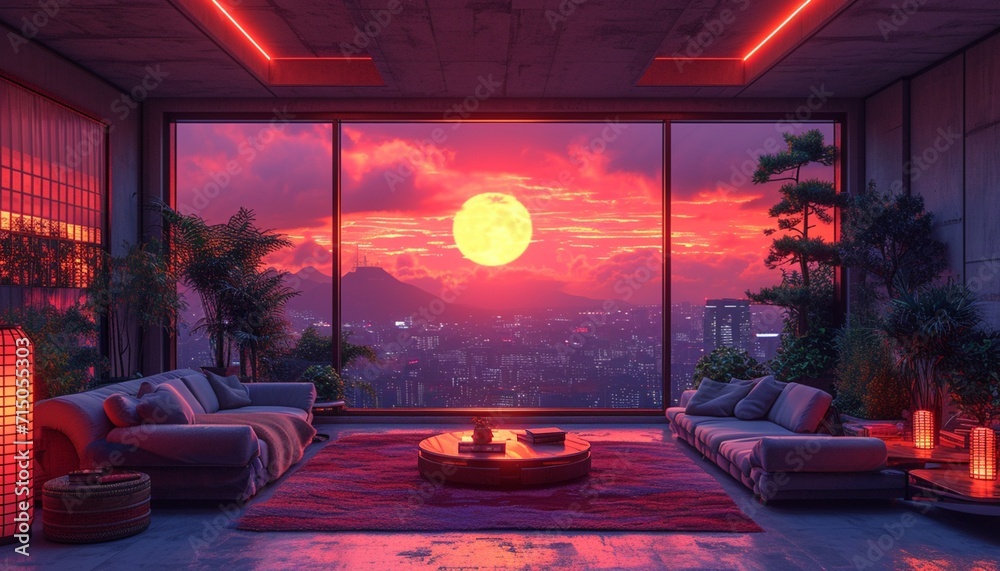 animated virtual backgrounds, stream overlay loop, interior, cozy ...