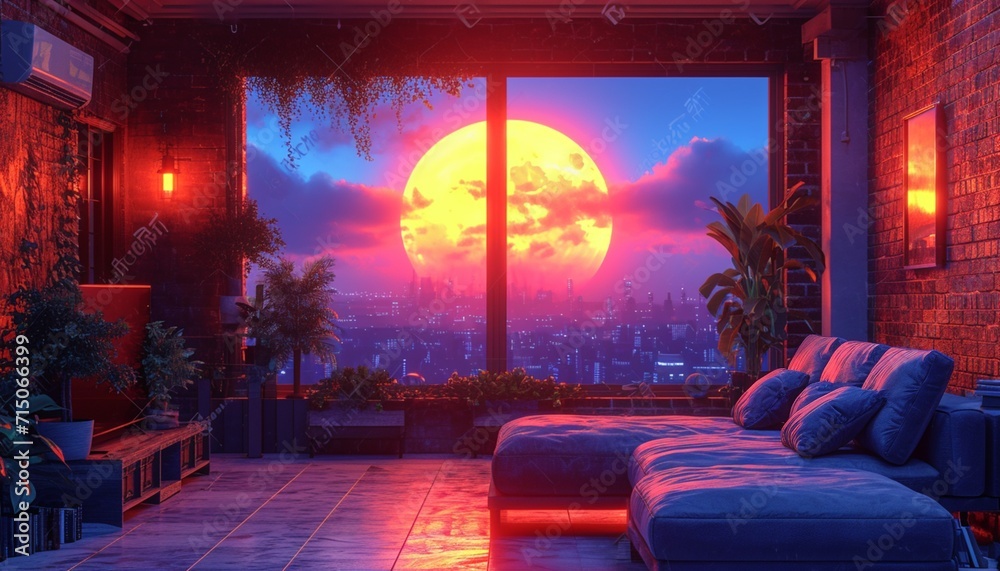 animated virtual backgrounds, stream overlay loop, interior, cozy ...