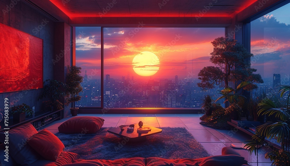 animated virtual backgrounds, stream overlay loop, interior, cozy ...