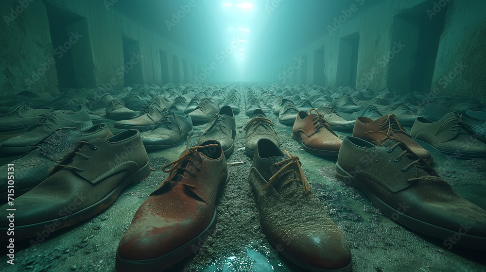 Holocaust Remembrance Day: Honoring Victims with Empty Shoes Memorial ...