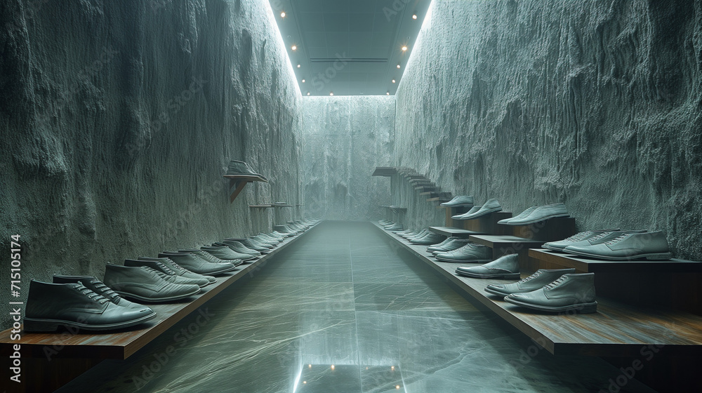 Holocaust Remembrance: Empty Shoes and Memorial Art Installation ...