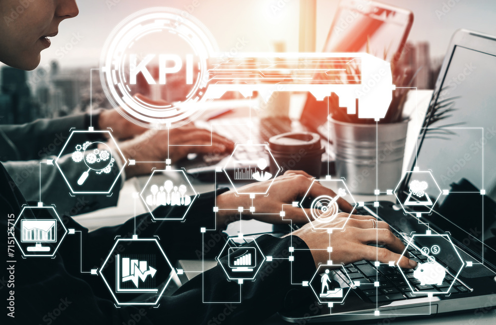 KPI Key Performance Indicator for Business Concept - Modern graphic ...