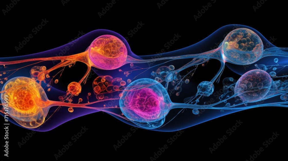 Dynamic and colorful portrayal of human embryos neurulation, with ...