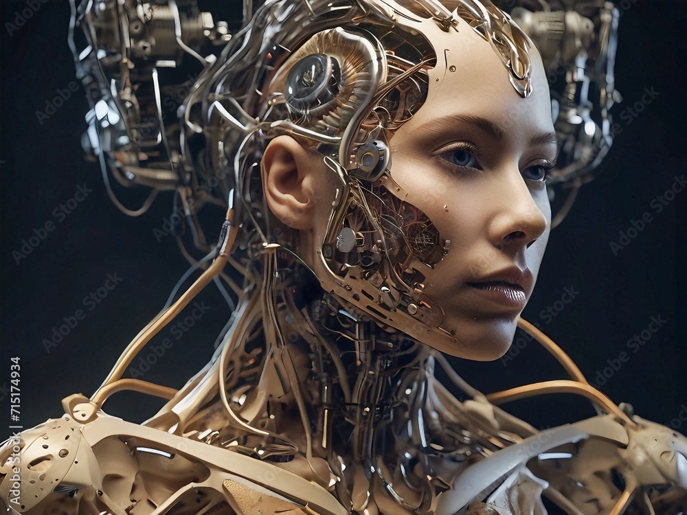 a modified human being, a masterpiece of the fusion of flesh and ...