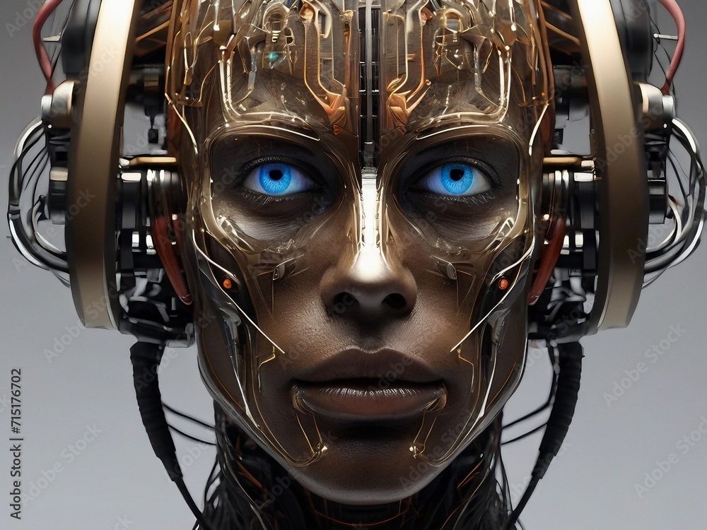 modified human being, a masterpiece of the fusion of flesh and machine ...