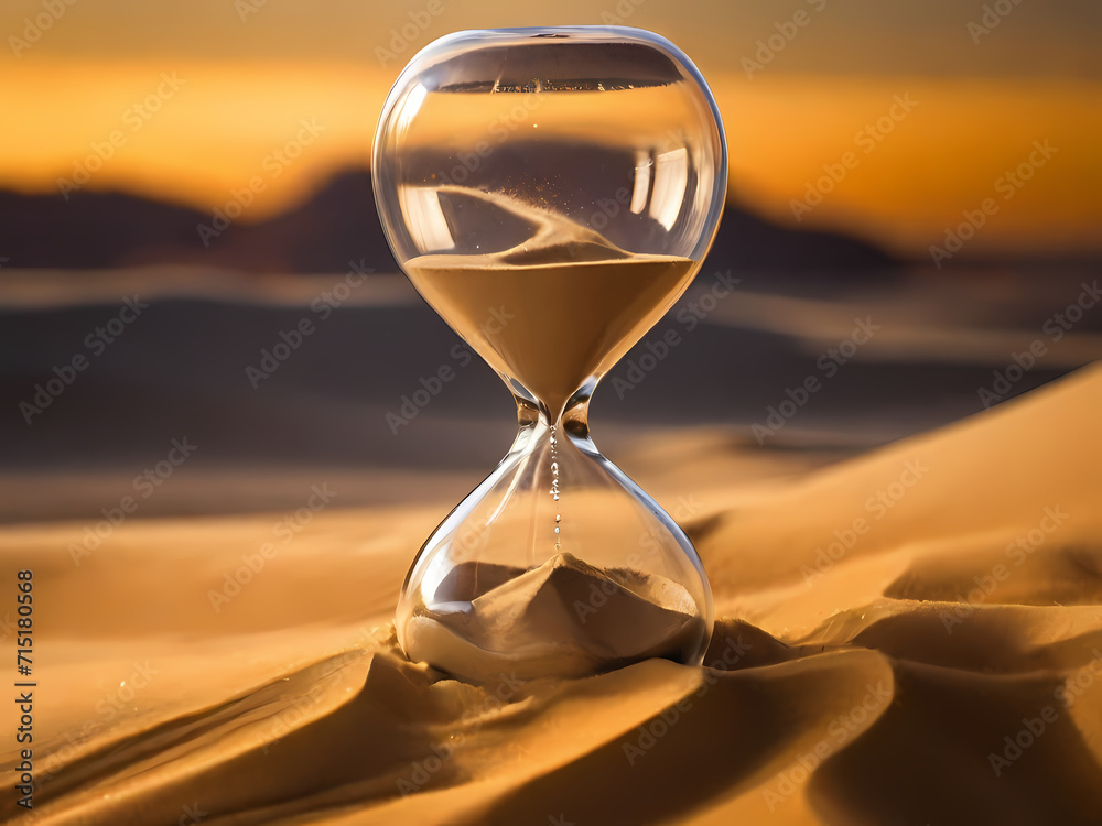 Visualize sands in an hourglass flowing upward, defying the natural ...