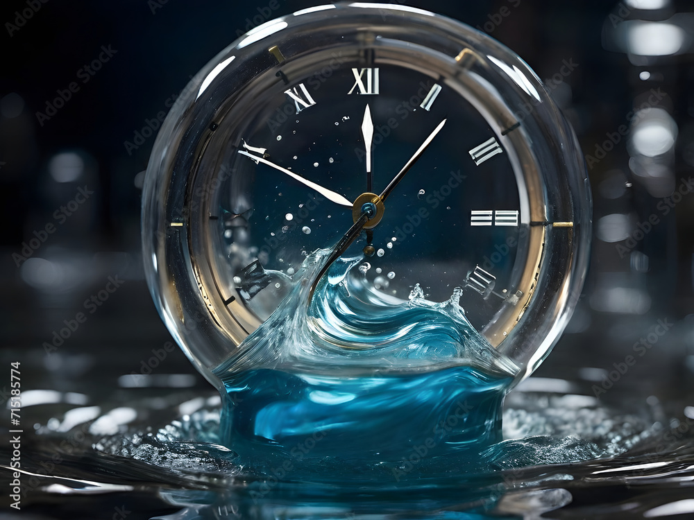 Explore the essence of time distortion through a captivating image of a ...