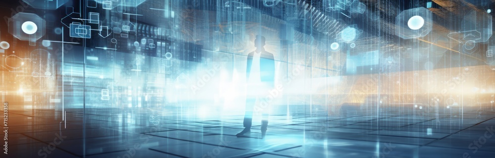 artificial intelligence - a new universe discovered by mankind Stock ... artificial intelligence - a new universe discovered by mankind Stock ...
