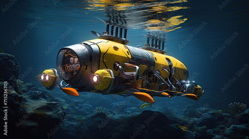 Autonomous underwater vehicles for deep sea exploration solid ...