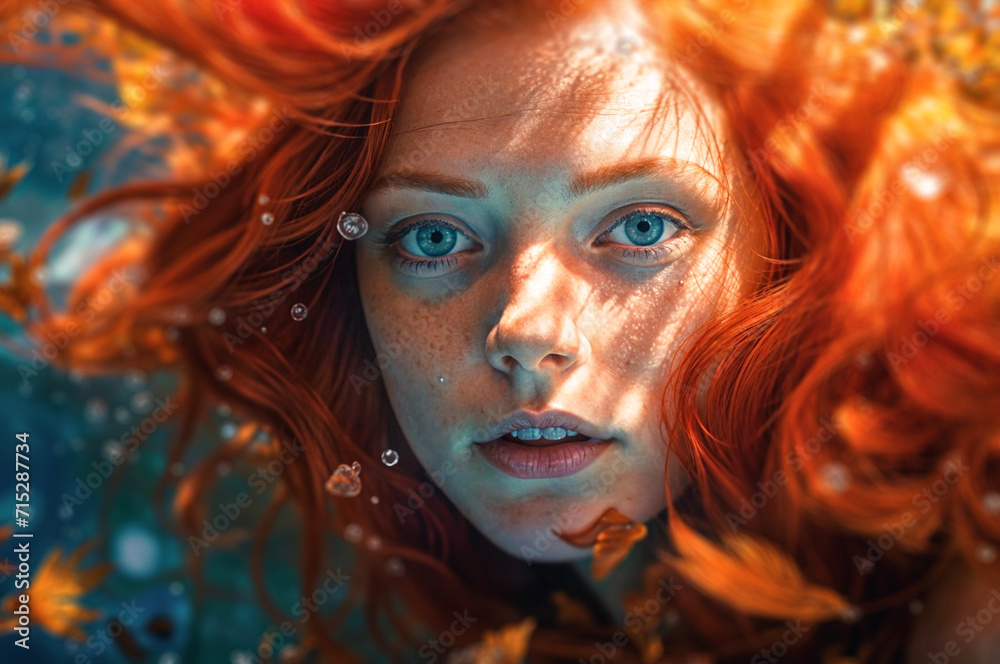 Golden Gaze Deep: Where Emerald Glows Embrace, a Sun-Kissed Soul Dives ...