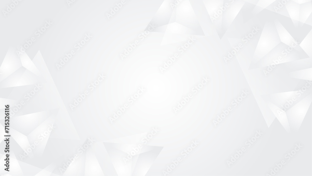 White vector abstract geometric shapes background. White vector ...