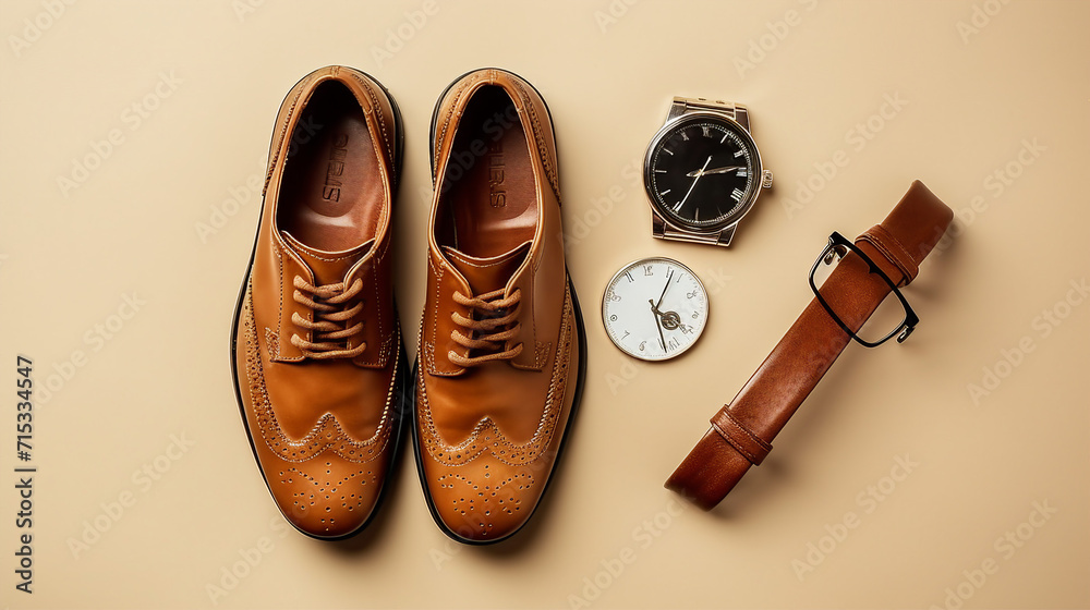 Heartwarming Father-Son Bonding on Father's Day: Top-View Composition ...