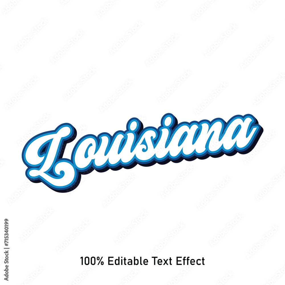 Louisiana text effect vector. Editable college t-shirt design printable ...