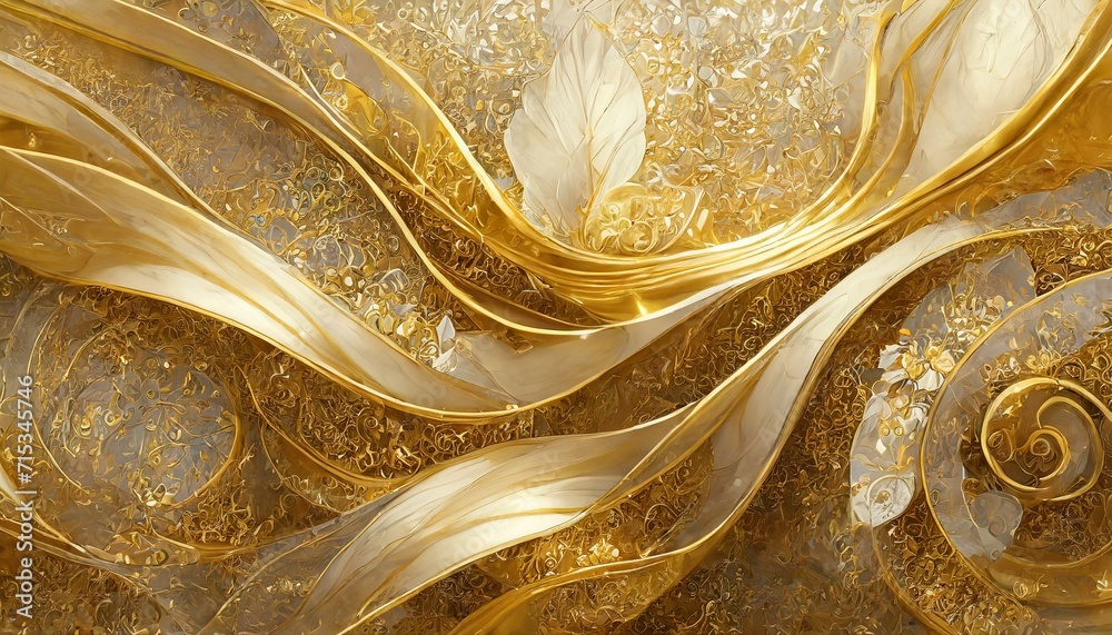 abstract golden background.and visually captivating gold luxury ...