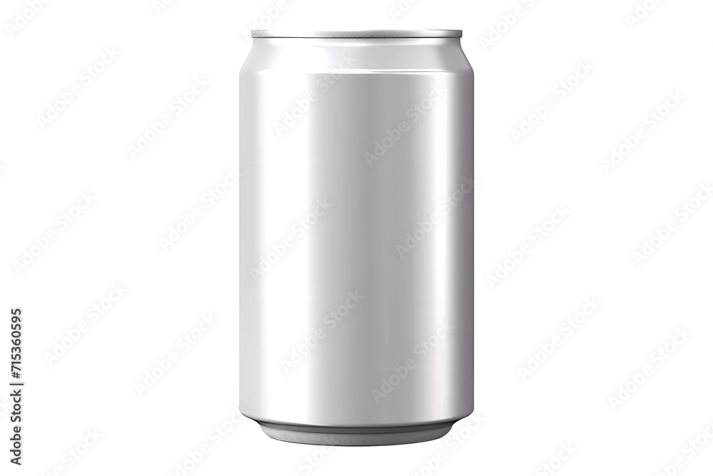 Empty soda can mockup on transparent background. Generative ai design ...