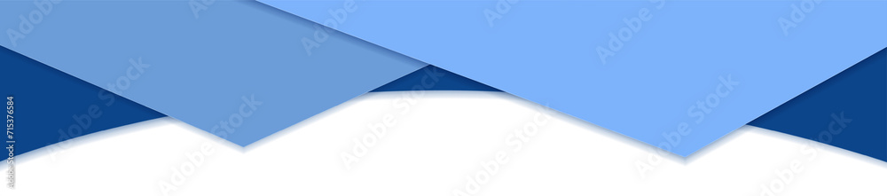 Paper cut Divider Header for App, Banners or Posters. Set of Template ...