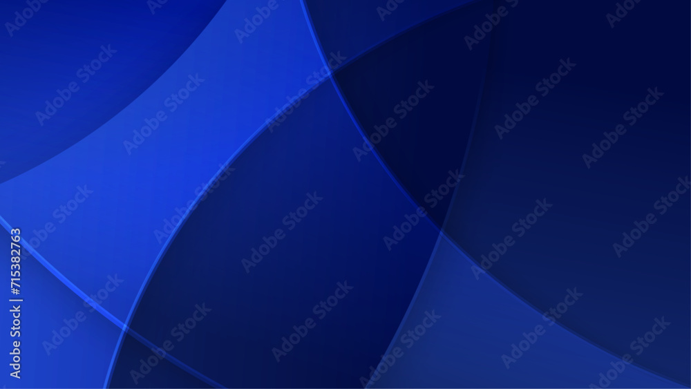 Blue abstract background with geometric shapes. Blue presentation ...