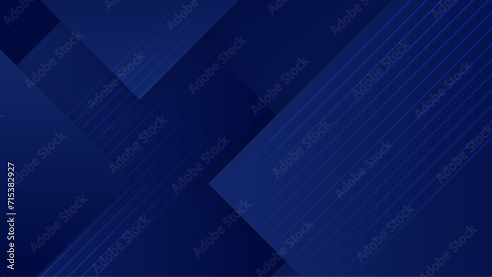 Blue vector abstract background with simple geometric shapes. Blue ...
