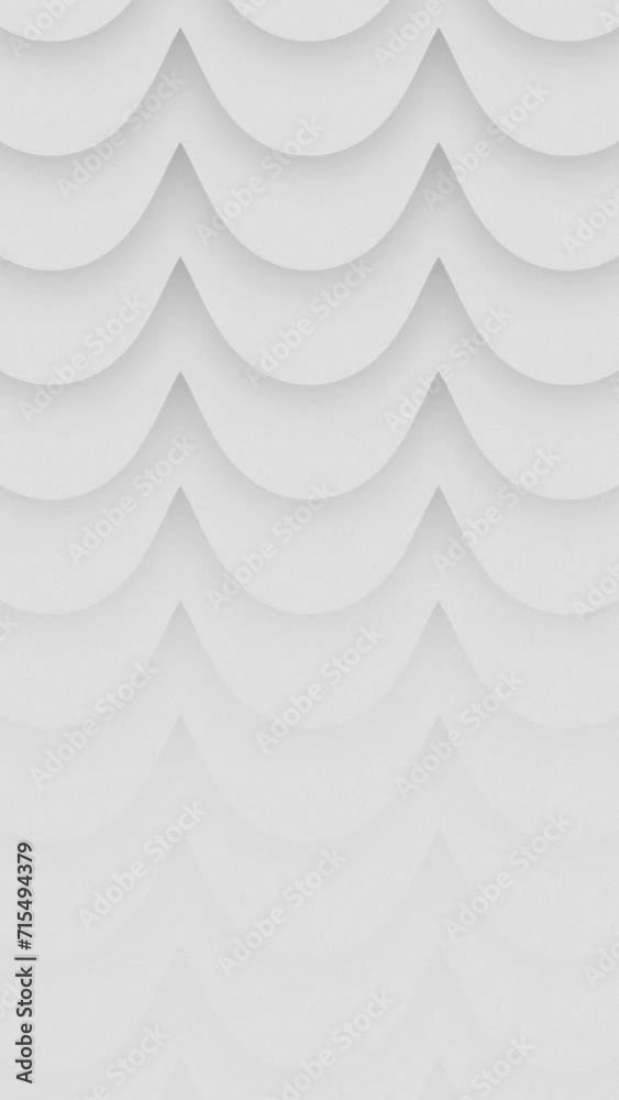 Abstract Animated curved zigzag pattern moving from up to down and ...