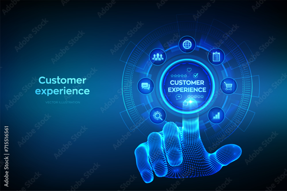 Customer Experience concept. Customer Satisfaction Survey. Service ...
