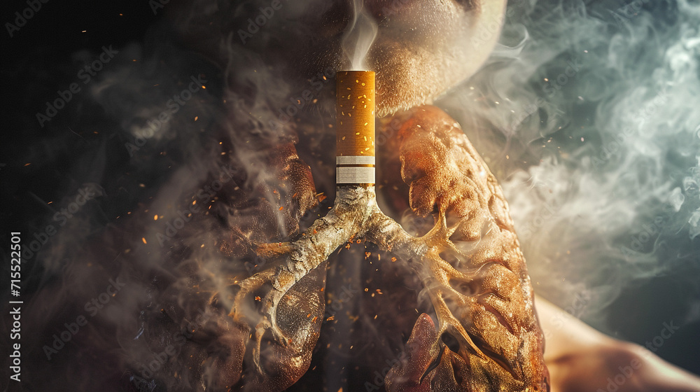 Illustration of a thought-provoking visual concept for No Tobacco Day ...