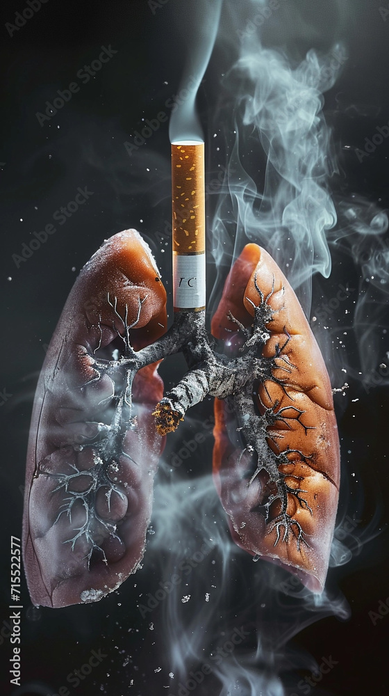 Illustration of a thought-provoking visual concept for No Tobacco Day ...