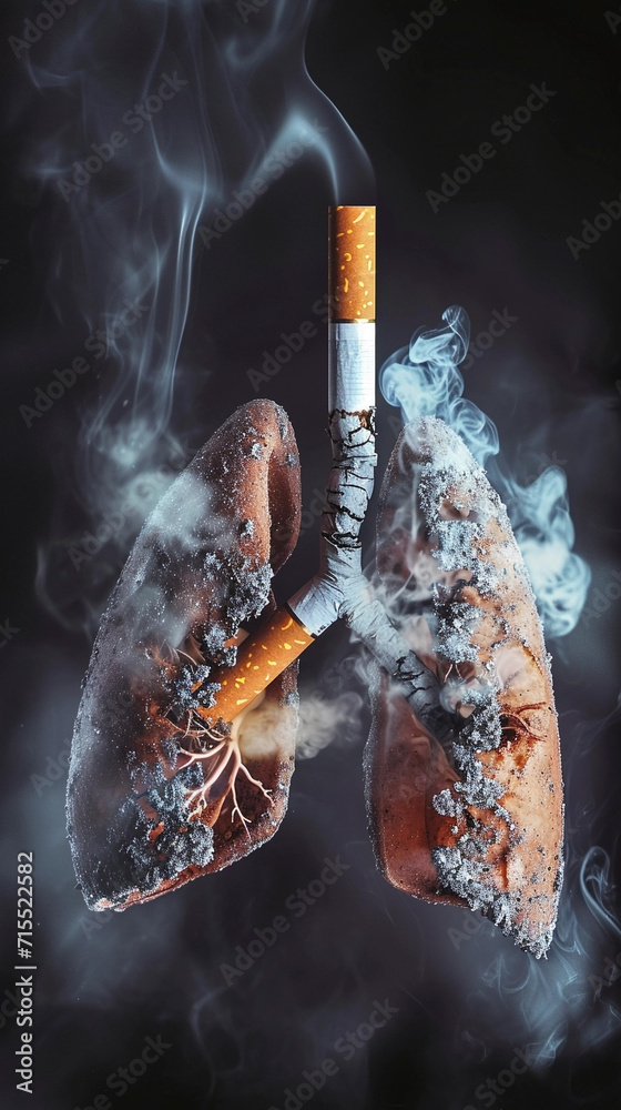 Illustration of a thought-provoking visual concept for No Tobacco Day ...