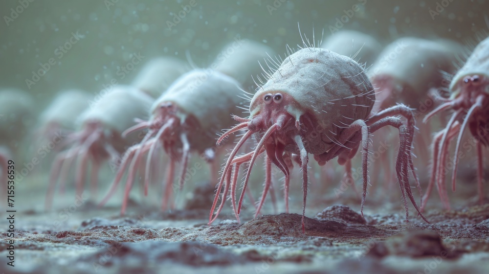 Dust mites: These are microscopic creatures that live in dust and can ...