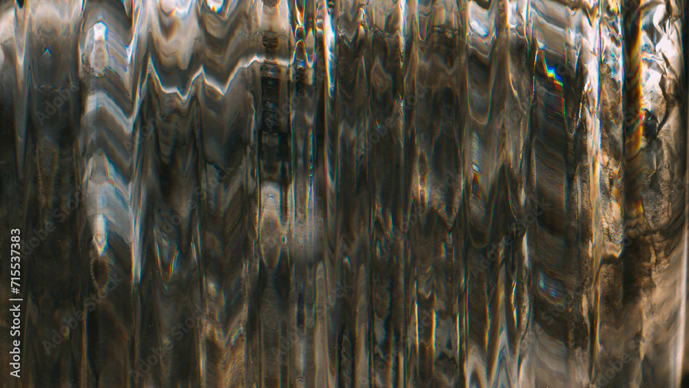 Glitch texture. Screen distortion. Brown black white color analog noise ...